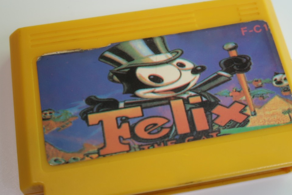 Felix the Cat - Rare Famiclone cartridge 90`s Dendy Famicom 60 pin Nes ...