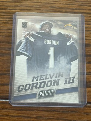 Melvin Gordon 152/599 2015 Panini Father's Day Rookie Rc #26 Chargers ...