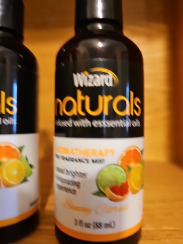 New 2 WIZARD Naturals Sunny Citrus Aromatherapy Fine Fragrance Mist ...