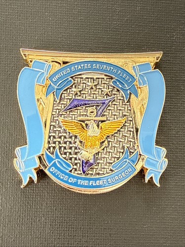 U.S. Seventh Fleet Yokosuka Japan Fleet Surgeon Navy Challenge Coin | eBay