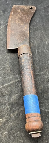 Vintage Meat Cleaver 16” Long Marked No. 8 Stock #2 @W | eBay