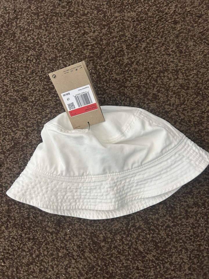 NikeApex Futura Washed Bucket Hat Cap Boonie White/Black LARGE FB5381 ...