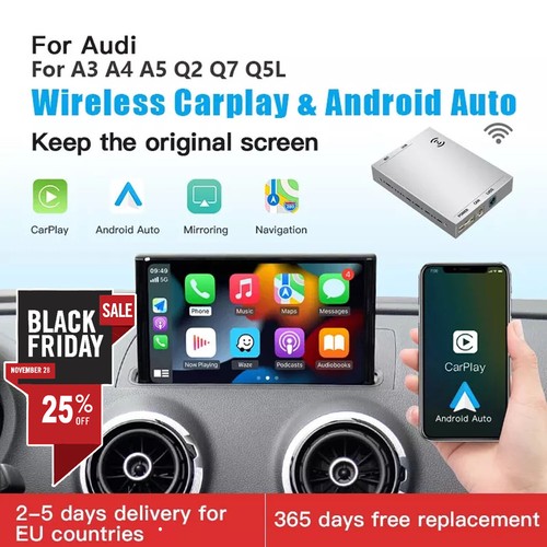 Wireless CarPlay Android Auto for Audi A3 8V A4 B9 A5 Q2 Q7 Q5L 8P AirPlay | eBay