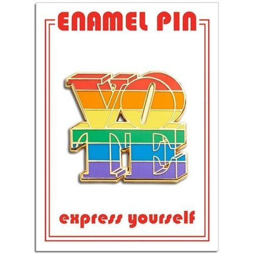 VOTE (Rainbow) Enamel Pin | eBay