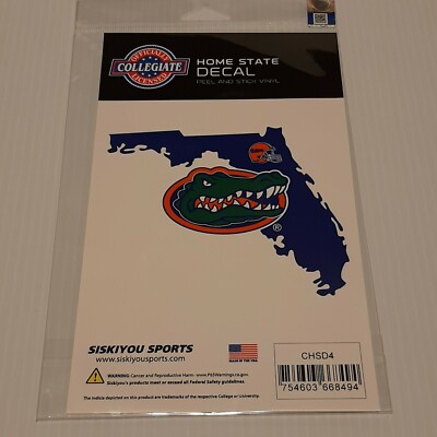 FLORIDA GATORS NCAA Home State Auto Sticker Window Vinyl Decal | eBay