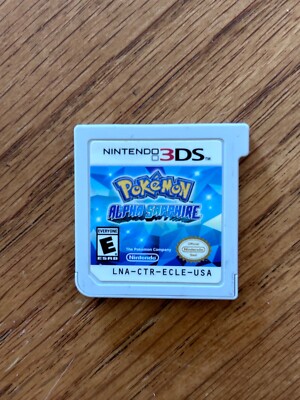 Pokemon: Alpha Sapphire (Nintendo 3DS, 2014) - Authentic - Loose - Cart ...