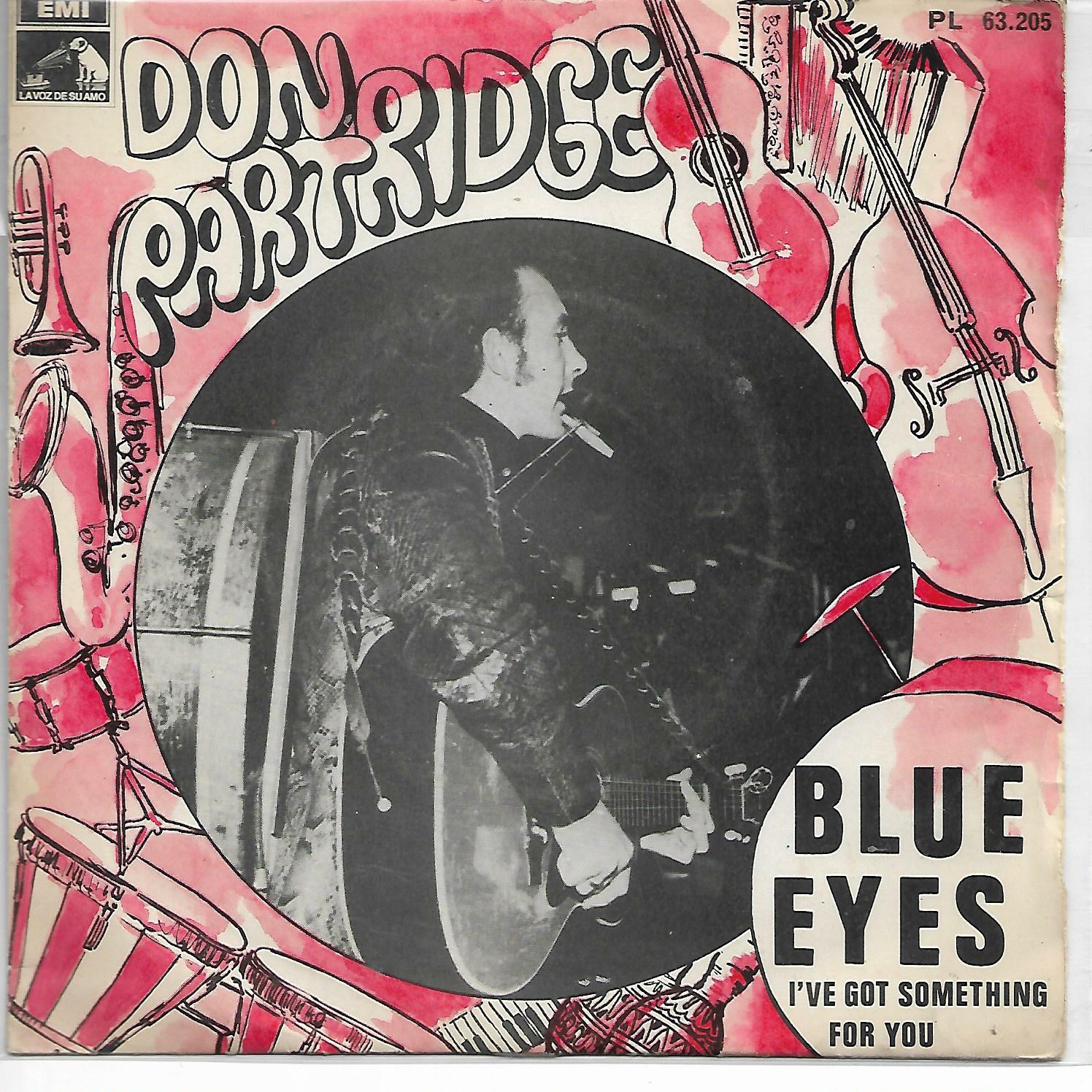 DON PARTRIDGE 7"PS Spain 1968 Blue eyes | eBay
