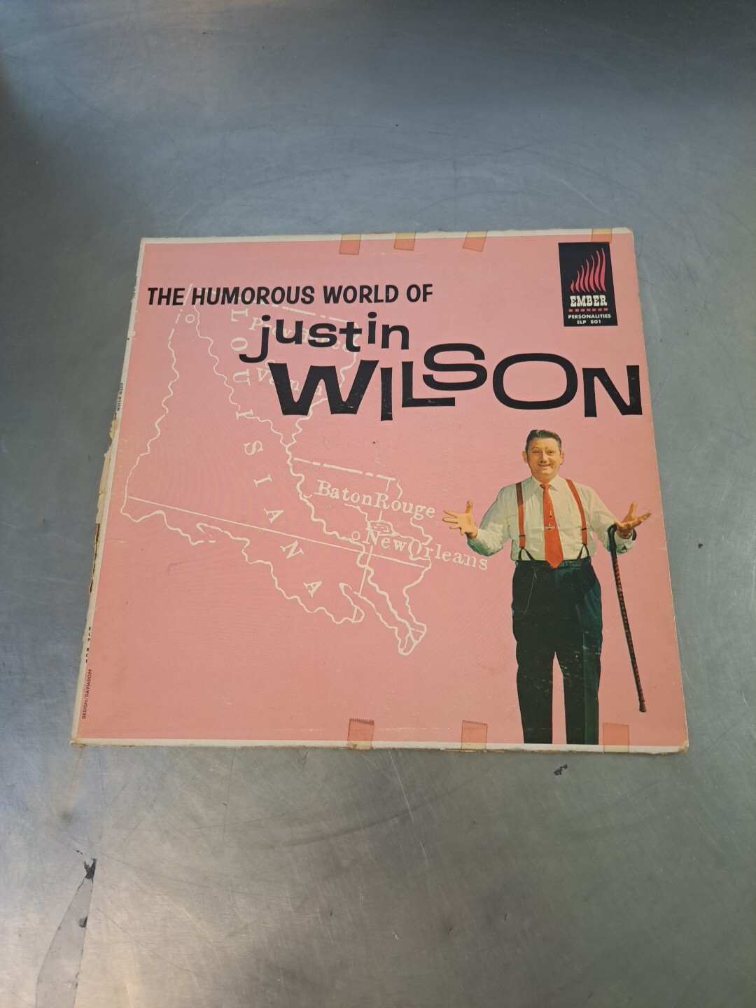 The Humorous World Of Justin Wilson - Vinyl LP Ember LP-801 | eBay