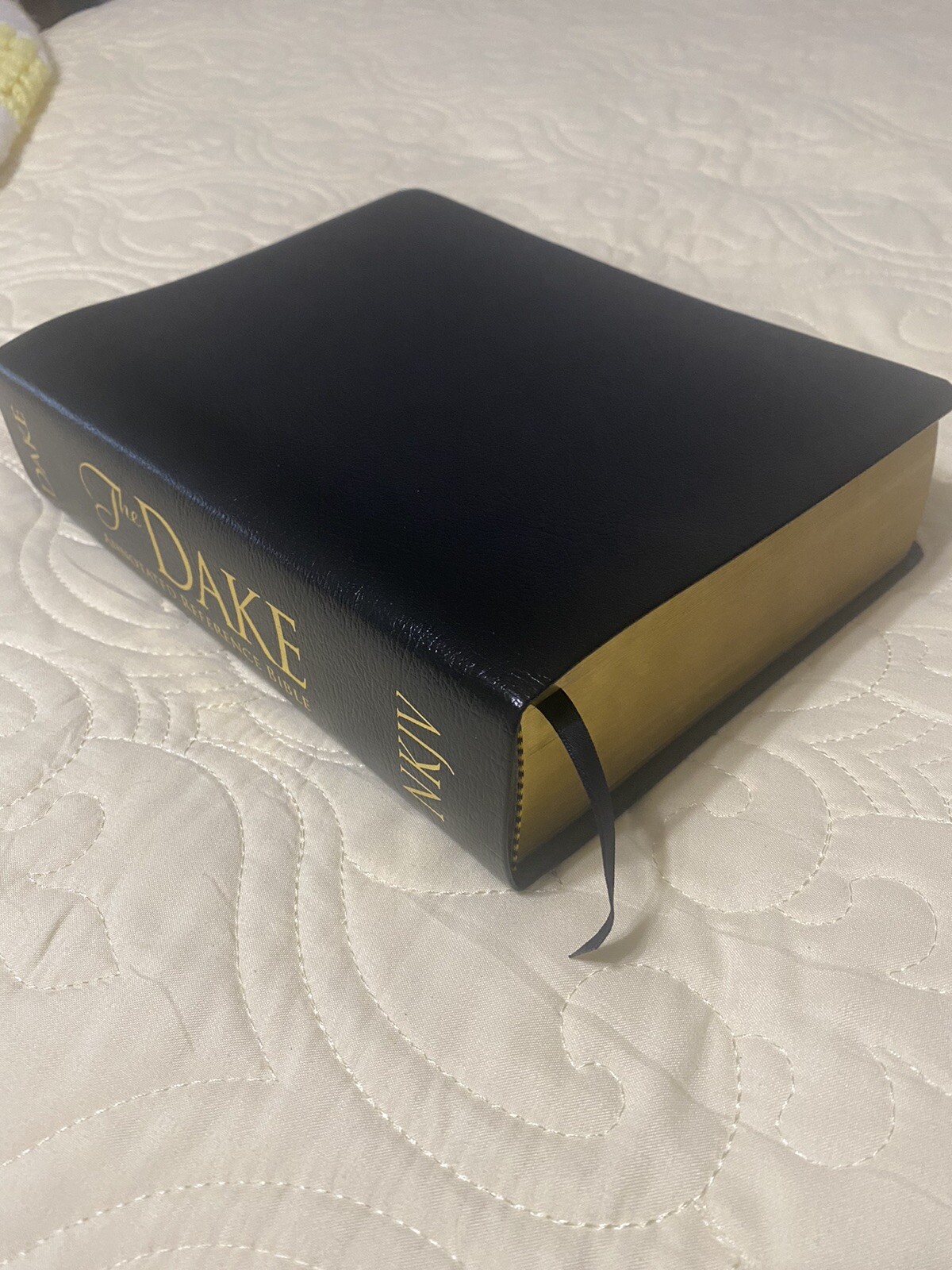 Dake NKJV Black Bonded Leather by Finis Dake (2019, Trade Paperback ...