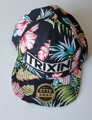 Otto Snapback Floral Hiphop Hat Trixin Logo Snapback. One Size | eBay