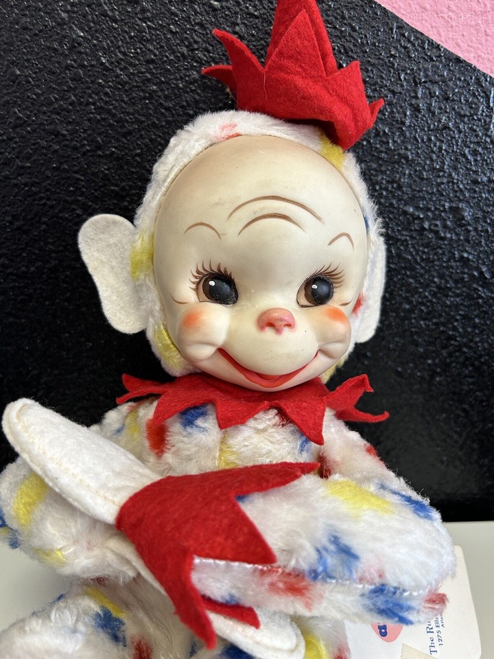 Ultra Rare 1950s RUSHTON Star Creation Plush Rubber Face Monkey ...