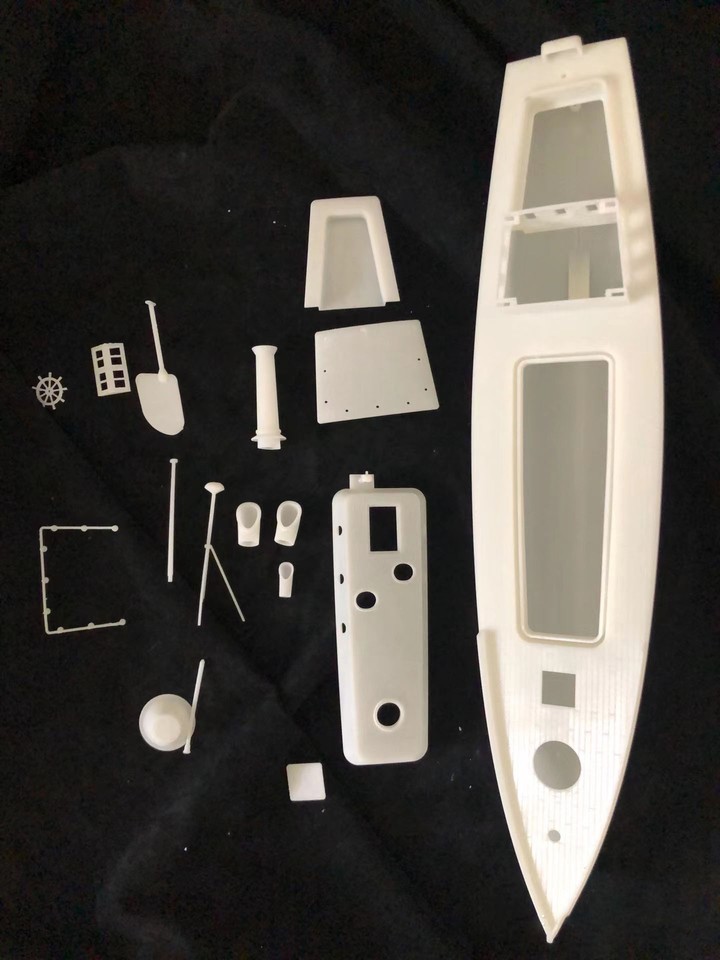 STEAM PINNACE 199 50ft 1:30 500mm 19.6" RC Model Ship Kit | eBay