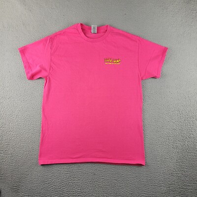 Flora Bama Shirt Mens Medium Pink Polly Wants A Bushwacker Graphic ...