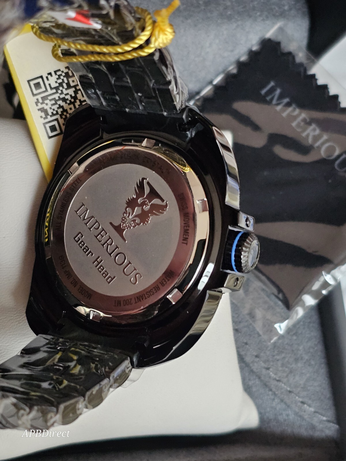 Invicta - IMPERIOUS- Gear Head - Swiss Ronda 515 Quartz 50mm - mens ...