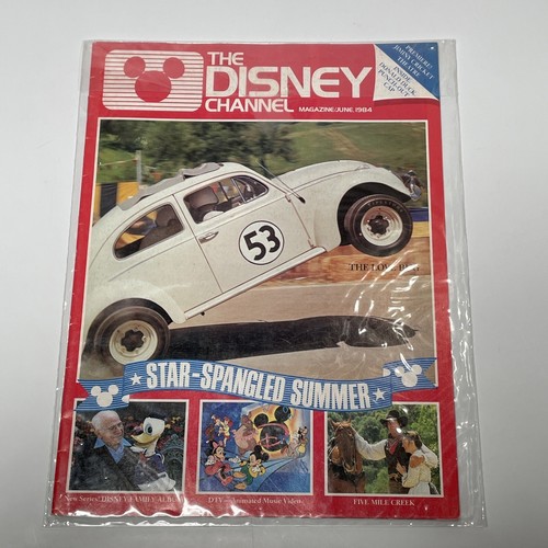 The Disney Channel Magazine June 1984 The Love Bug Star Spangled Summer ...
