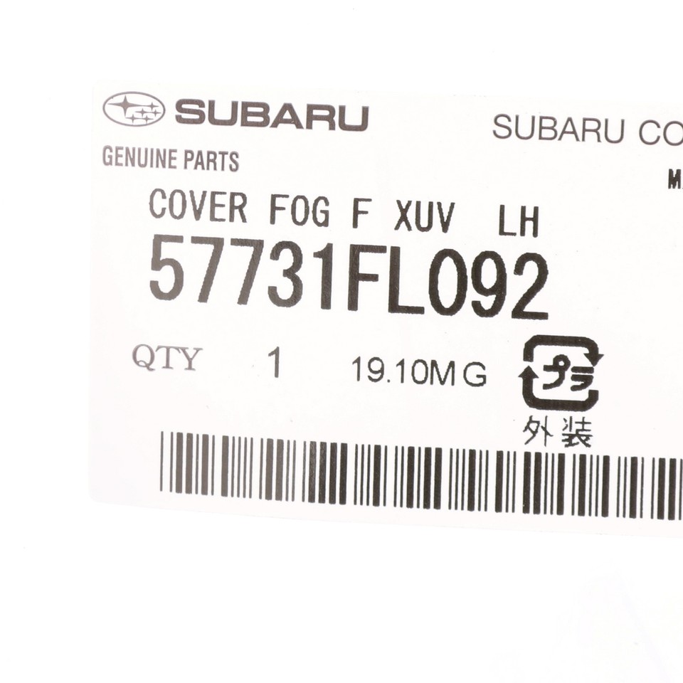 OEM 2018-2020 Subaru Crosstrek Front Driver Side Fog Light Cover XUV ...