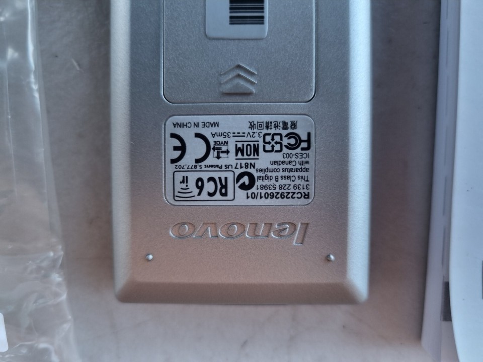 New Lenovo RC2292601/01 MCE remote control. Lenovo MCE Remote Control ...