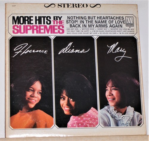 The Supremes ‎- More Hits By The Supremes - 1965 Stereo Vinyl LP Record ...