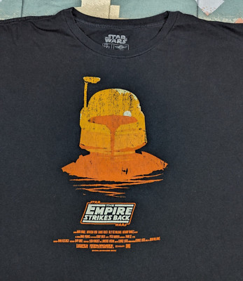 STAR WARS MAD ENGINE 2018 EMPIRE STRIKES BACK Boba Fett Graphic T-SHIRT ...