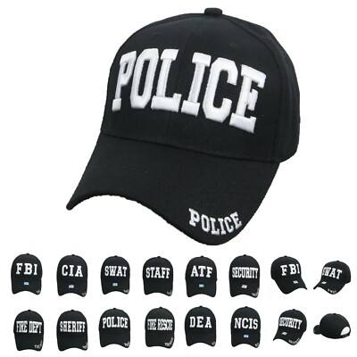 SECURITY FIRE DEPT SHERIFF CIA STAFF POLICE DEA Hat Law Enforcement ...