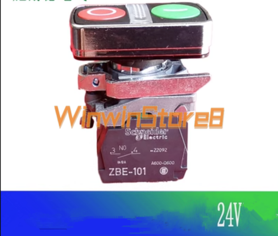 1PCS NEW FOR XB4 double head with light reset button head ZB4BW7A3741 ...