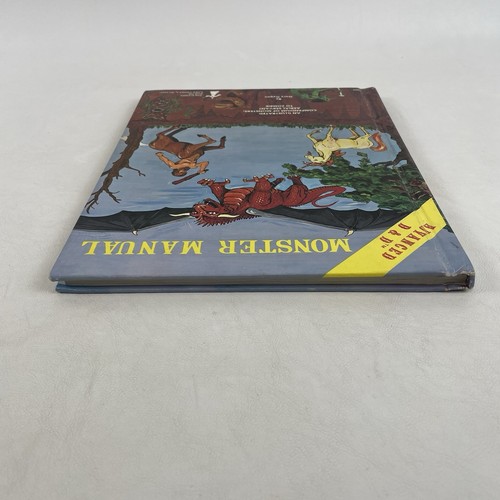 AD&D Monster Manual 1st Edition 4th Print Rule Book TSR 2009 by Gary ...