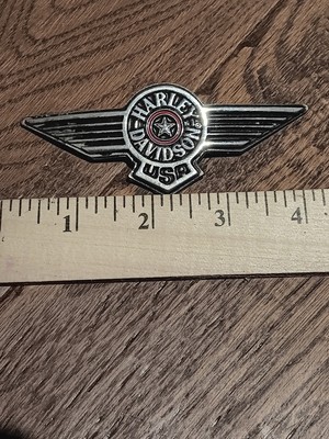 Rare Vintage 1990s Harley Davidson Motorcycle Logo Emblem FATBOY Pin | eBay