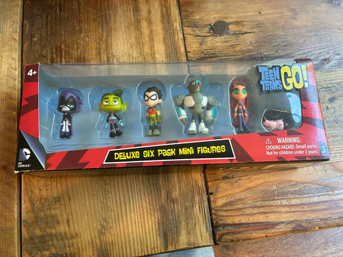 Teen Titans Go Deluxe Six Pack 6 Mini Figure set. New in Box | eBay