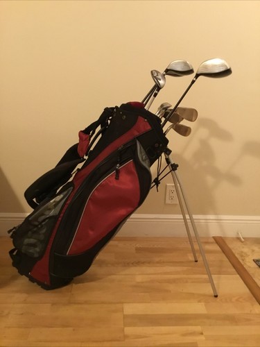 Wilson Tour RX MOI Full Set (D, 3W, 5W, 21* HY, 6-PW) Men’s & Stand Bag ...