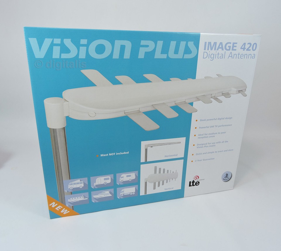 Omni-directional Caravan Antenna Vision Plus Status 350 Digital ...