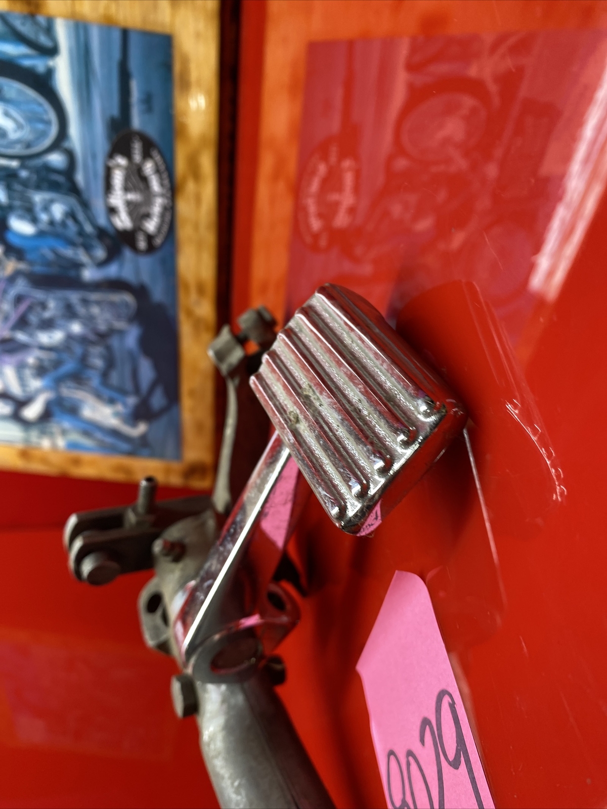 1975-1976 Harley-Davidson Sportster Ironhead Brake Pedal Side Mid ...