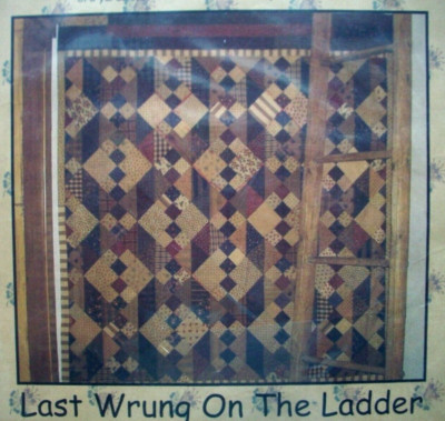 Last Wrung on the Ladder Primitive Pieces Scrap quilt pattern | eBay