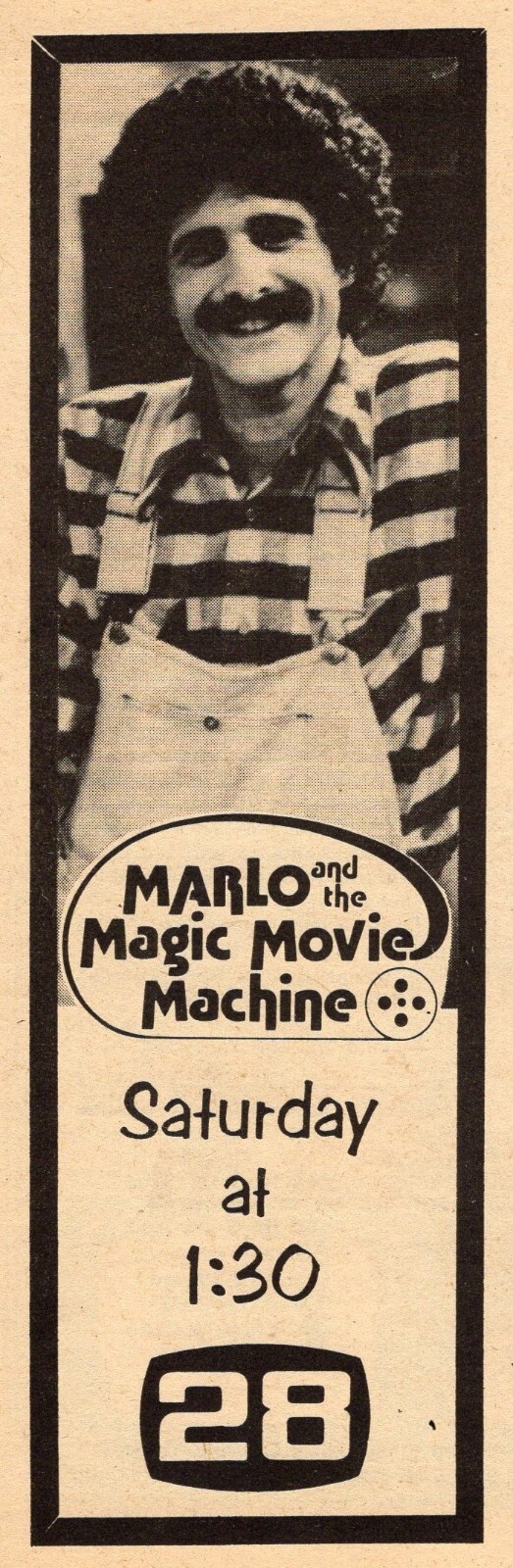 1979 TV AD / LAURIE FASO hosts MARLO and the MAGIC MOVIE MACHINE | eBay