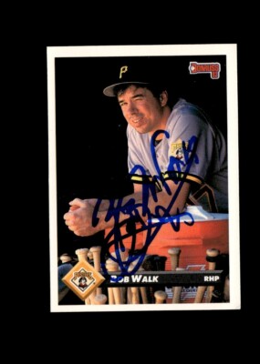 Bob Walk 1993 Donruss Pirates authentic autographed card | eBay