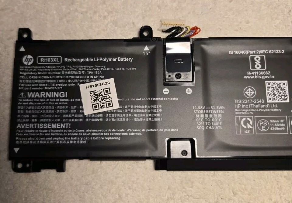 Genuine RH03XL Battery For HP ProBook 630 640 650 430 440 445 450 G8 G9 ...