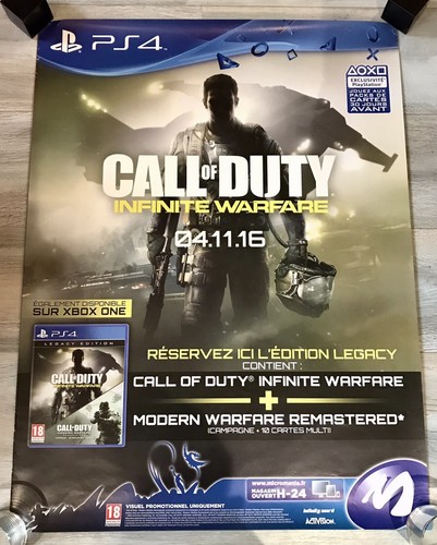 Call of Duty Infinite Warfare PLAYSTATION Promo Store Official Poster ...