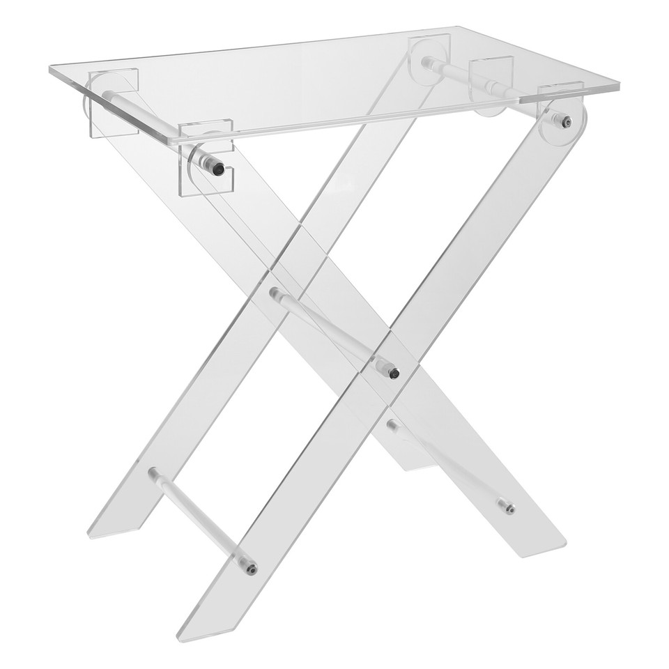 Foldable Acrylic Computer Stand Folding Coffee Table For Living Room ...