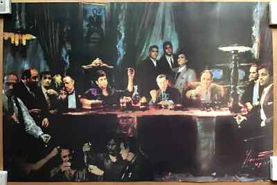 Gangster Last Supper Sopranos Scarface Goodfellas Godfather Collage ...
