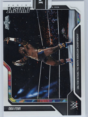 Oba Femi 2024 Panini Instant WWE NXT Stand & Deliver Versicolor /5 RC ...