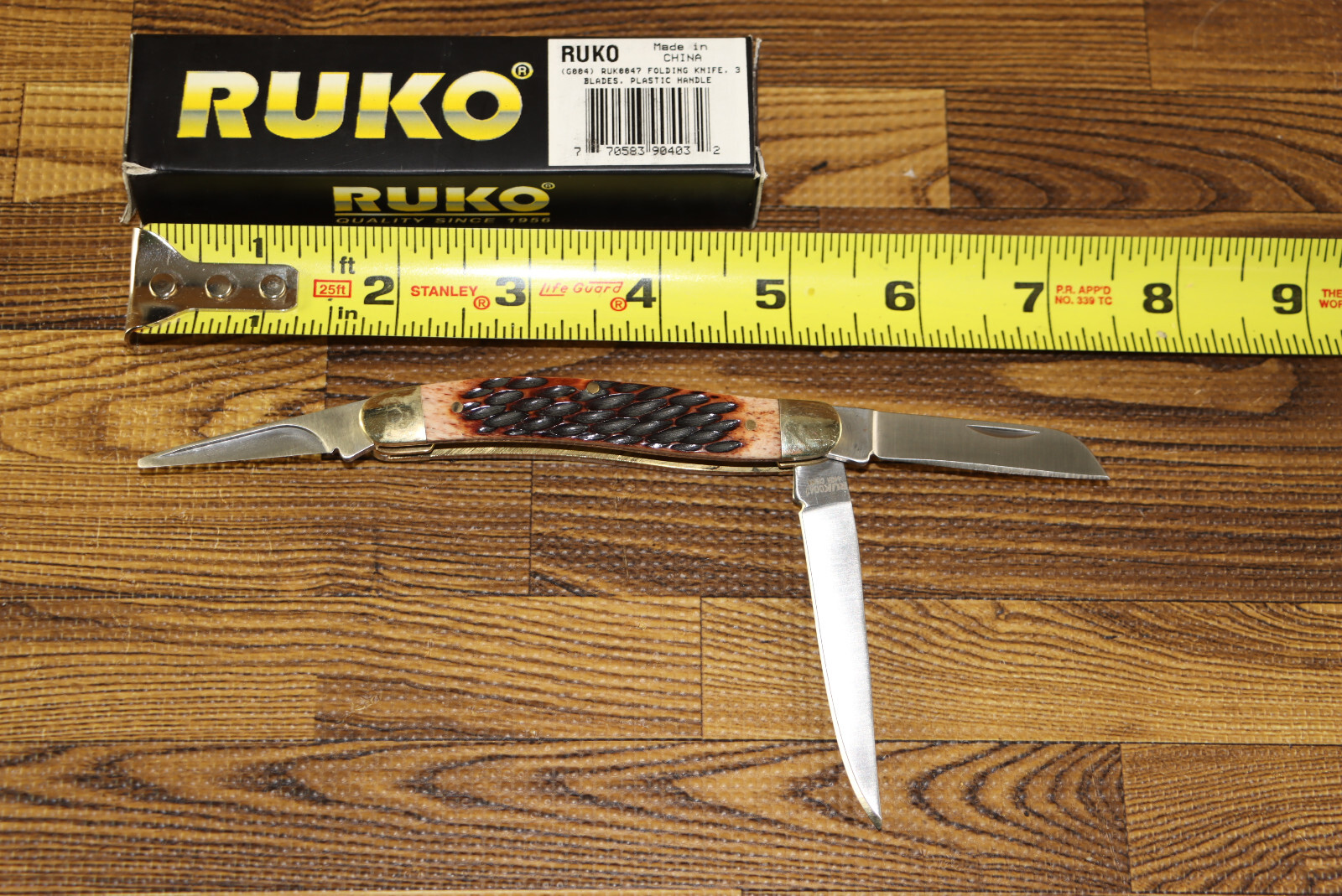RUKO RUK0047 Folding Knife 3 Blades | eBay