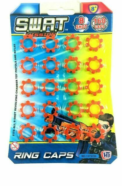 Sure Shot 8 Ring Caps - 200 Shots for sale online | eBay UK