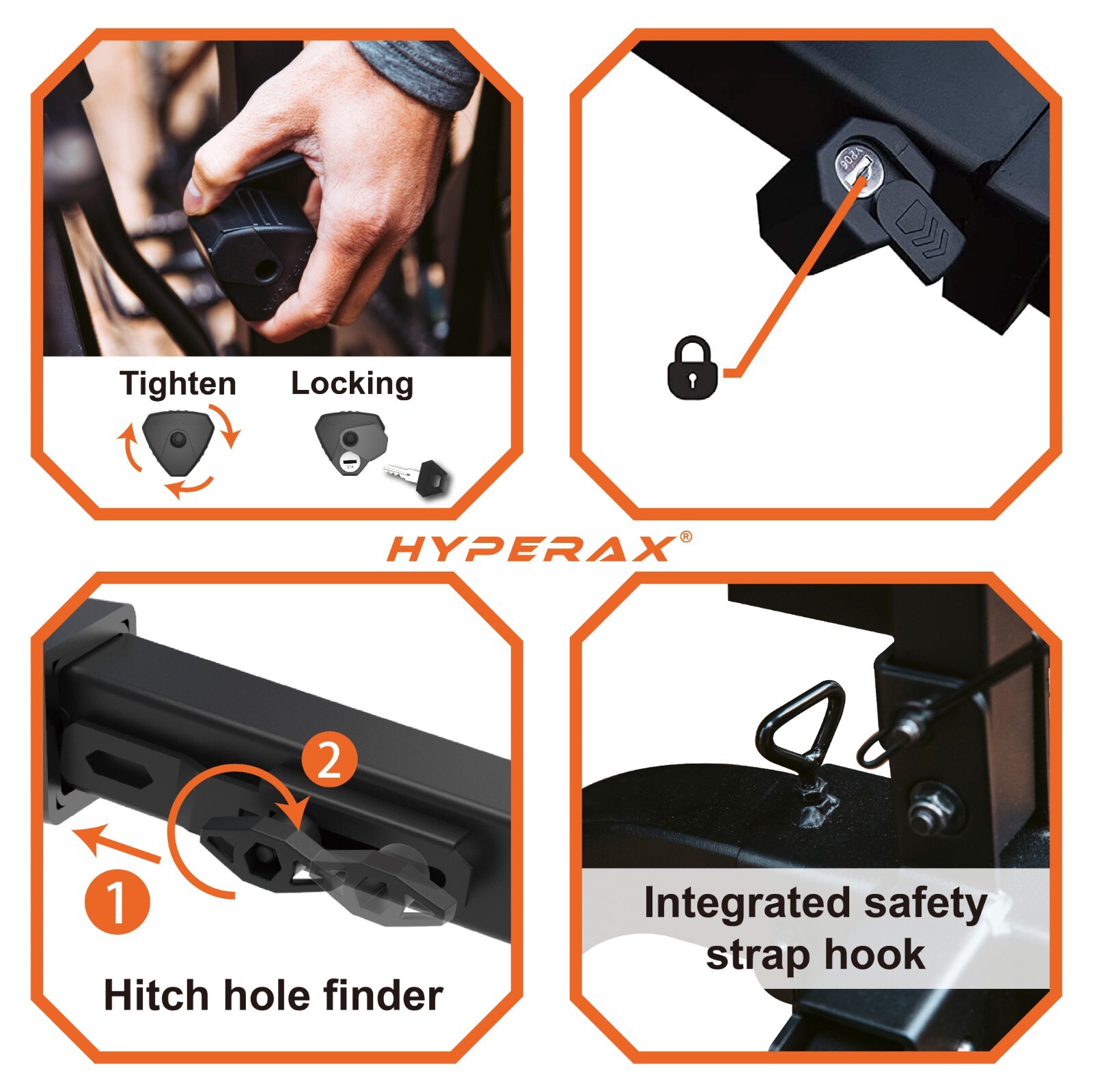 Hyperax Volt eco - 2 E Bike Mounted Bike Rack for SUVs, trucks, sedans ...