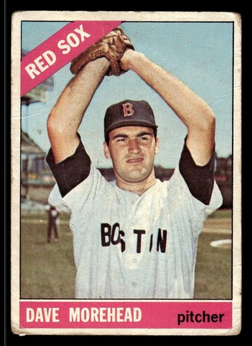 1966 TOPPS DAVE MOREHEAD 135 POOR BASEBALL BOSTON RED SOX | eBay