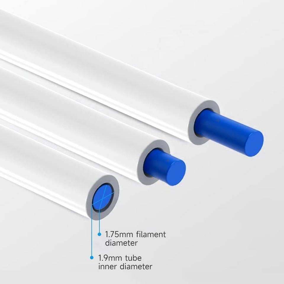 Official Creality 3D Printer Bowden Tube 1M, 3D Printer PTFE Tube ...