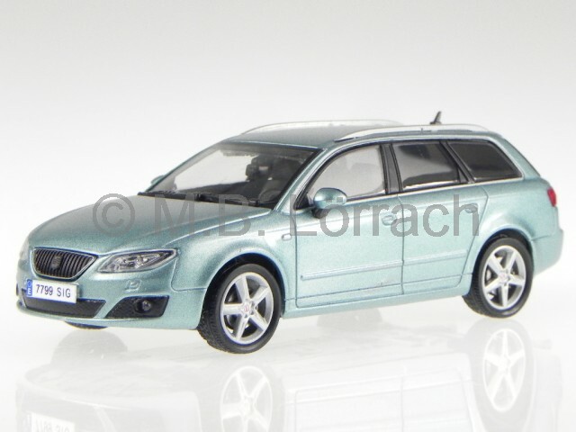 Seat Exeo ST station wagon nayara blue diecast model car 1/43 | eBay