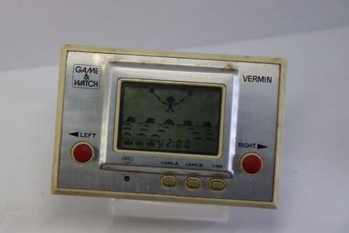 Nintendo Game & Watch Silver Series Vermin MT-03 Made in Japan Great ...
