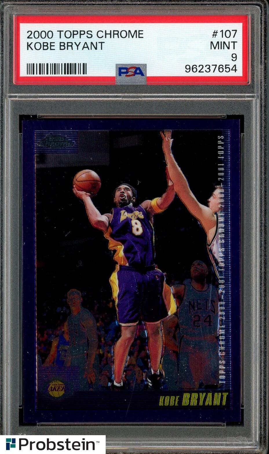2000 Topps Chrome #107 Kobe Bryant Los Angeles Lakers HOF PSA 9 MINT | eBay