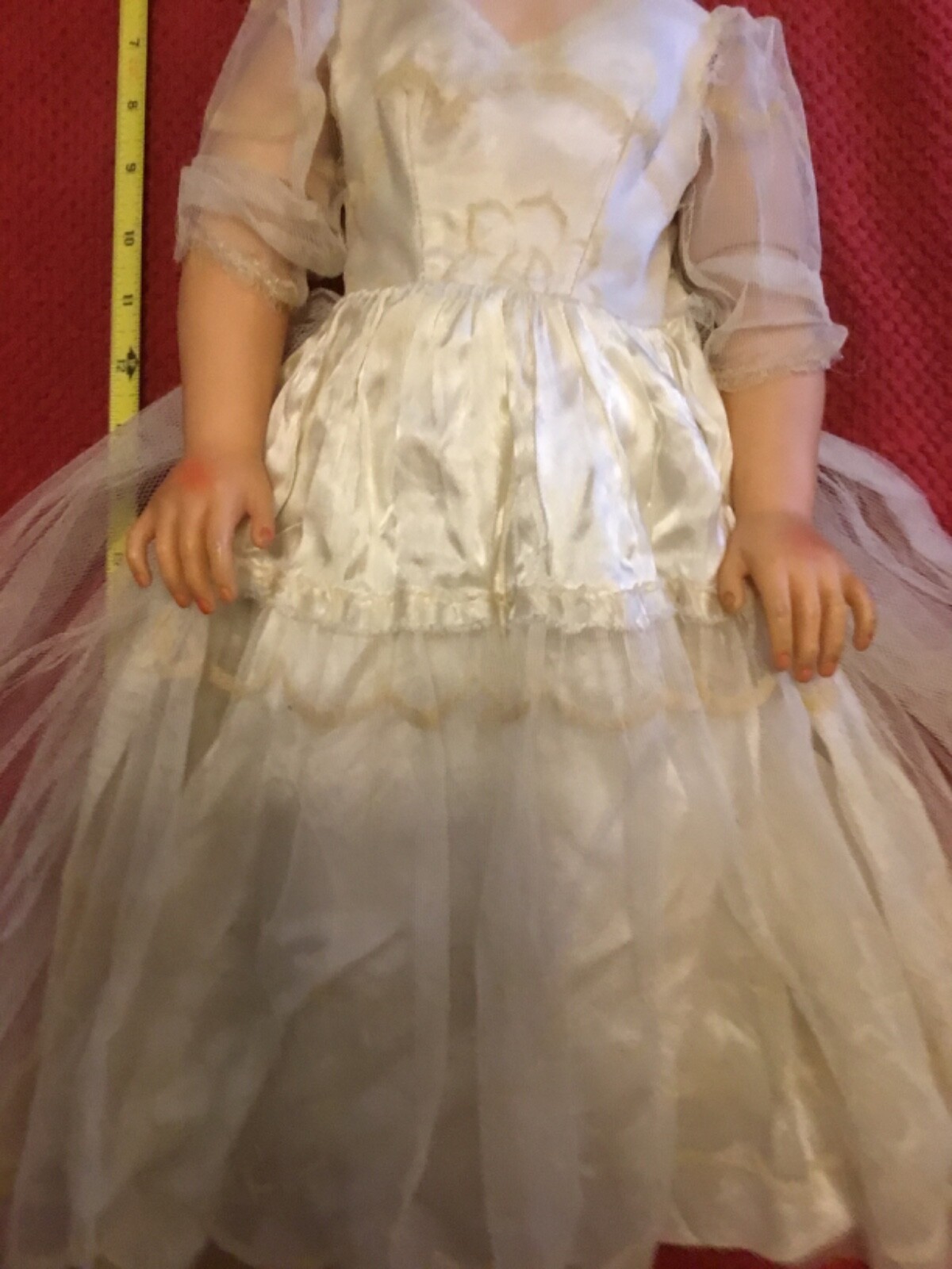 Vintage Walking Bride Doll 28” Tall Sleepy Eyes Eegee 1960s, Great ...