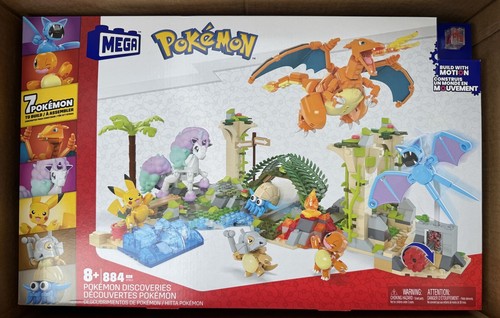 Mega Pokémon Discoveries Bundle 7 Figure Set 884 Pieces by Mattel | eBay