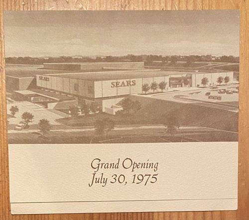 Rare 1975 Grand Opening Employee Reception Invitation SEARS Macon GA ...